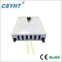 China White Fiber Optic Terminal Distribution Box 24 Fibers IP22 Indoor Wall Mounted for sale