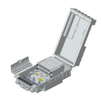 China Lightweight FTTH Fiber Optic Terminal Box Outdoor Plastic Splitter Cassette 1x8 1x16 for sale