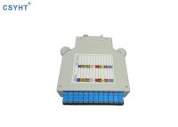 China Cold Roll Steel Material Fiber Optic Cable Termination Box Din Rail Mounted for sale