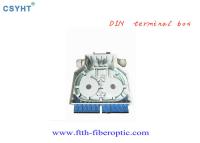 China Plastic Type Outdoor Fiber Optic Distribution Box ABS 12 SC SX DIN Rail box for sale
