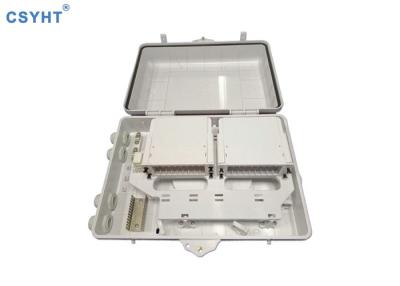 China FDB 48 Way FTTH Fiber Optic Terminal Box Waterproof Pole Mount ABS Material for sale