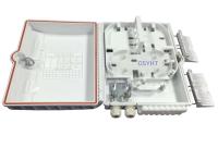 China ABS Plastic Fiber Optic Splitter Box , 16 Cores FTTH Terminal Box Rainfall Resistant for sale