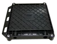 China Black Color Fiber Optic Closure 24 Cores ABS PC Material Aerial / Buried Application for sale