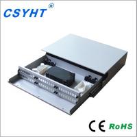China Customized Fiber Optic Cable Termination Patch Panel Cold Rolled Steel Easy Operation for sale