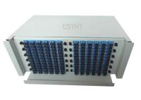 China Metal Slidable Type Fiber Optic Patch Panel ODF 19 Inch 144 Fibers Cold Roll Steel for sale
