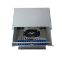 China Metal Slidable Type Fiber Optic Patch Panel ODF 19 Inch 144 Fibers Cold Roll Steel for sale