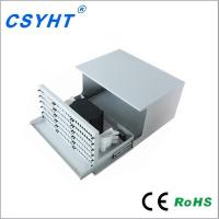 China 48 96 144 Core Fiber Optic Patch Panel Drawer Slidable Rack Mounted Standard Size for sale