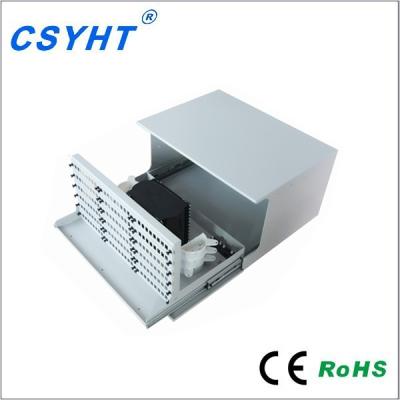 China 48 96 144 Core Fiber Optic Patch Panel Drawer Slidable Rack Mounted Standard Size for sale