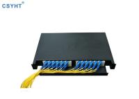 China Plastic Angled Adapter 19 Rack Mount Fiber Patch Panel For FTTH FTTB FTTX Network for sale