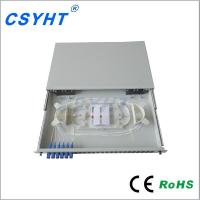 China 1U 19'' Rack Mount 24 Ports FTTH Fiber OPTIC Patch Panel Drawer PANEL for sale