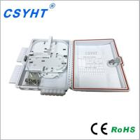 China 12FO FTTB Fiber Optic Distribution Enclosure Wall Pole Mount Plastic for sale
