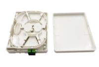 China SC/APC Adapters 2SC Port Fiber Optic Faceplate IP45 for sale