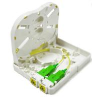 China SC/APC Adapters 2SC Port Fiber Optic Faceplate IP45 for sale