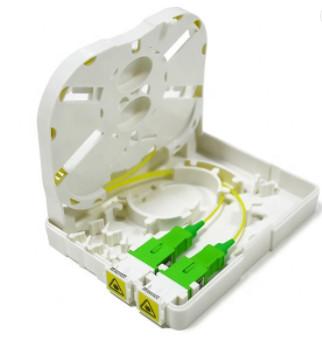 China SC/APC Adapters 2SC Port Fiber Optic Faceplate IP45 for sale