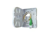 China SC/APC Adapters 2SC Port Fiber Optic Faceplate IP45 for sale