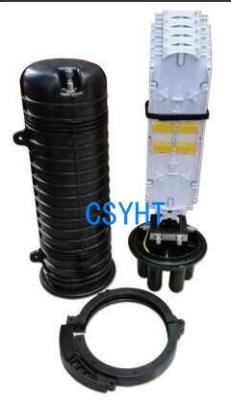 China PP Dome Vertical Type Fiber Optic Junction Closure 144 Fibers With Grounding Device for sale
