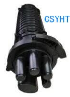 China PP Dome Vertical Type Fiber Optic Junction Closure 144 Fibers With Grounding Device for sale