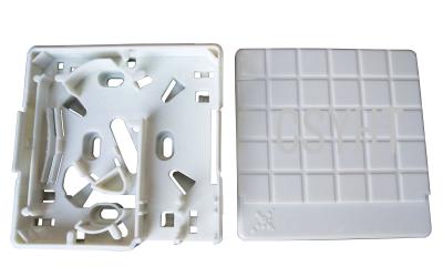 China FTTH 2 Ports ABS Plastic Optical Network Terminal Box Face Plate Panel / Wall Socket for sale