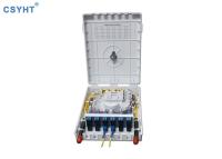 China Indoor FTTH Fiber Optic Terminal Box 24 Caja De Terminales ABS Plastic Material for sale