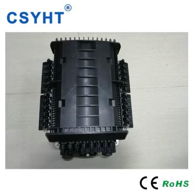 China PP GF 48F Horizontal Fiber Optic Closure Plastic For FTTX Network for sale