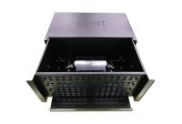 China Cold Roll Steel Fiber Optic Cable Joint Box 19'' Rack Mounted For Easy Cable Management for sale