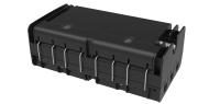China 24core Horizontal 96FO ABS Optical Fiber Splice Closure for sale