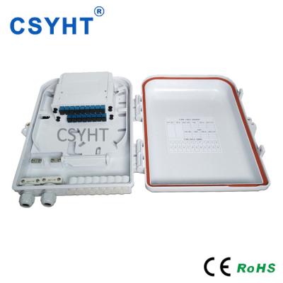 China FC SC LC Adapter Fiber Optic Cable Junction Box 16 Core For Stainless Steel Tube Splitter for sale