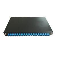 China 12-24 Core FTTH Fiber Optic Cable Termination Patch Panel SC/FC/ST/LC Rack Mount for sale