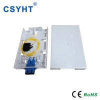 China Mini ABS Material WhiteFTTH Fiber Optic Terminal Box 12 Core Indoor Wall Mounted for sale