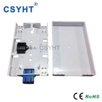 China Mini ABS Material WhiteFTTH Fiber Optic Terminal Box 12 Core Indoor Wall Mounted for sale