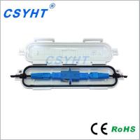 China Project Plastic Type Mini Fiber Optic Splicing Box IP64 For Protect Drop Cable for sale