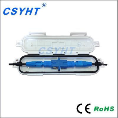 China Project Plastic Type Mini Fiber Optic Splicing Box IP64 For Protect Drop Cable for sale