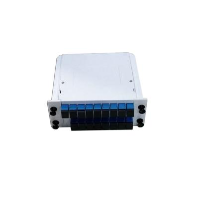 China Patch Panel Fiber Optic Cable Termination Box LGX Splitter Cassete 1x16 1x8 for sale