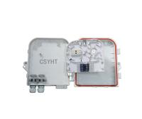 China 8 Fibers FTTH Fiber Optic Terminal Box ABS Plastic OTB-0208 Series Industry Standard for sale