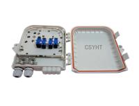 China 8 Fibers FTTH Fiber Optic Terminal Box ABS Plastic OTB-0208 Series Industry Standard for sale