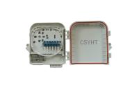 China 8 Fibers FTTH Fiber Optic Terminal Box ABS Plastic OTB-0208 Series Industry Standard for sale