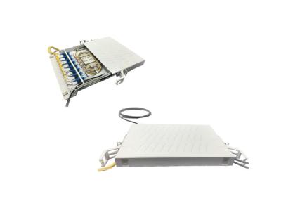China FOBOT Enclosure trays Fiber Optic Cable Patch Panel 19 Inch Sliding Type for Data Center for sale