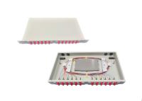 China Tiroire Optique Fixed Type 19 Inch Fiber Optic Patch Panel 24 Ports With SC FC ST LC Connector for sale