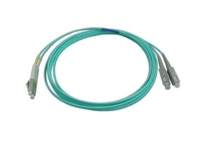 China SM MM SC LC ST FC Fiber Optic Patch Cord / Jumpers PVC LSZH materials for sale