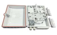 China 16 Ports Plastic Outdoor FTTH Fiber Optic Terminal Box Load PLC 1:/16 Splitter for sale