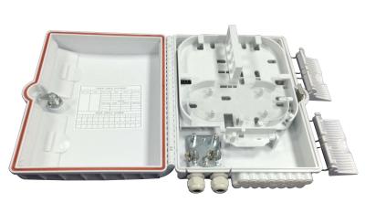 China 16 Ports Plastic Outdoor FTTH Fiber Optic Terminal Box Load PLC 1:/16 Splitter for sale