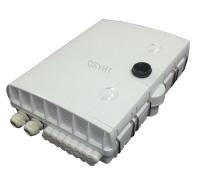 China 16 Ports Plastic Outdoor FTTH Fiber Optic Terminal Box Load PLC 1:/16 Splitter for sale