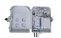 China Plastic Outdoor FTTH Fiber Optic Terminal Box 24 Core With Loaded Splitter Box for sale