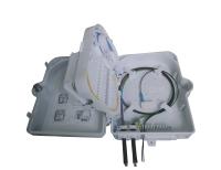 China Plastic Outdoor FTTH Fiber Optic Terminal Box 24 Core With Loaded Splitter Box for sale