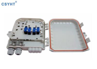 China FTTH Gpon Network 8 Cores Outdoor Terminal Box With 1X8 Fiber Optic PLC Splitter for sale
