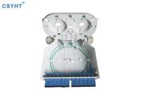 China Din Rail Mounted  FTTH Fiber Optic Terminal Box 6 12 Port With Duplex LC SC ST Adapter for sale