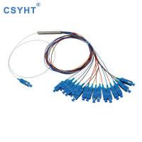 China PLC Fiber Optic Splitter Premium Gpon Epon SC APC Upc 1X2  1X16 1X64 Low Insertion Loss for sale