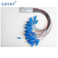 China PLC Fiber Optic Splitter Premium Gpon Epon SC APC Upc 1X2  1X16 1X64 Low Insertion Loss for sale