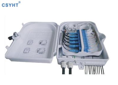 China Waterproof CTO Plastic Fiber Optical Termination Box 24 Core Ports ABS Material for sale
