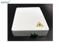 China 2 Ports ABS FTTH Fiber Optic Terminal Box Optic Face Plate Wall Socket For FTTH GPON for sale